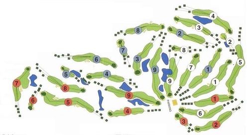 Layout - Ives Grove Golf Links